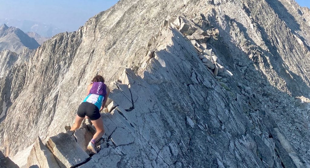 Zoë Rom Sets FKT On (Scary, 14,131-Foot) Capitol Peak - Trail Runner ...